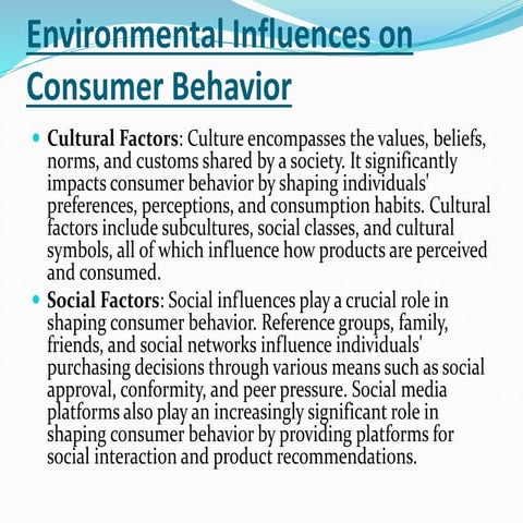 consumer behavior Unit 3 Pune University | PPT