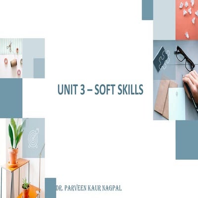Unit 3 Soft Skills, M.Com Business Management | PDF