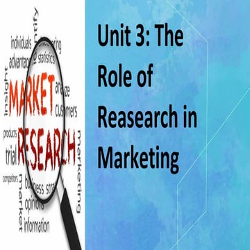 Unit 3.1 The Role of Research in Marketing.pdf