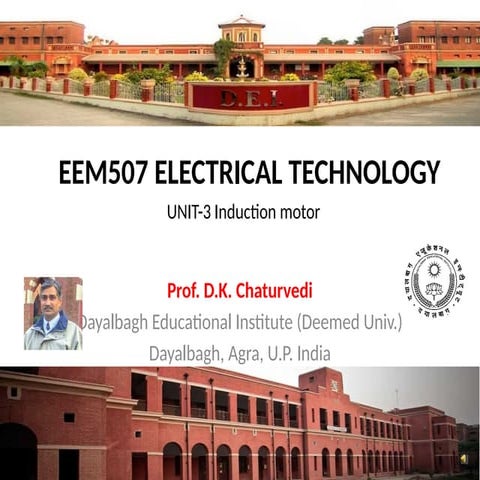 Electrical technology ,induction motor, | PPT