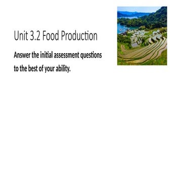 Unit 3.2 Food Production Whole Unit PPT.pptx