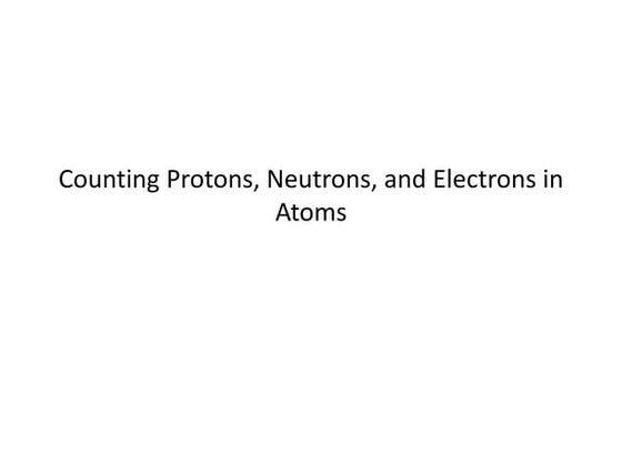 ISOTOPES_AND_ATOMIC_MASS.ppt | Chemistry | Science