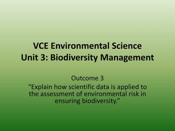 CCA strategies for biodiversity conservation contexts | PPTX | Zoos ...