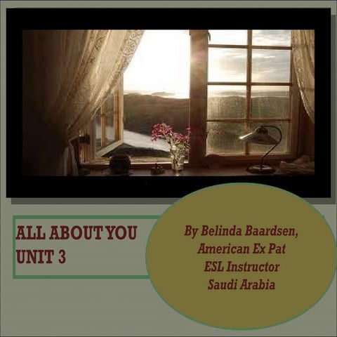 Unit 3 all about you | PPT