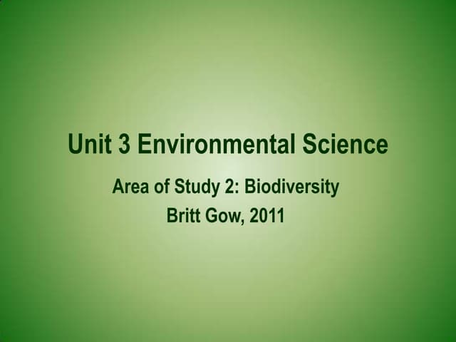 PPT OF BIODIVERSITY | PPT