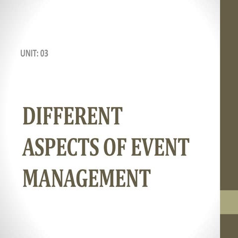 unit 3 -DIFFERENT ASPECTS OF EVENT.pptx