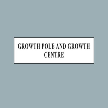 Assessing Growth pole theory | PDF