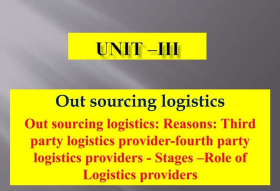 UNIT 3-LOGISTICS.pptx