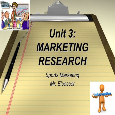 Unit 3 - Marketing Research | PPT | Business | Business and Finance