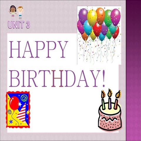 Unit 3. my birthday. | PPT | Women\'s Clothing | Women\'s Fashion