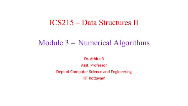 Crout s method for solving system of linear equations | PPTX