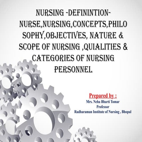 unit 3 -nursing -definintion-nurse,nursing,concepts,philosophy ...