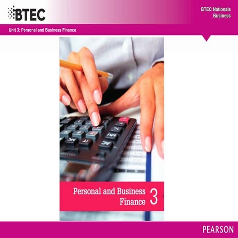 Unit 3 principles of finance Power Point | PPTX