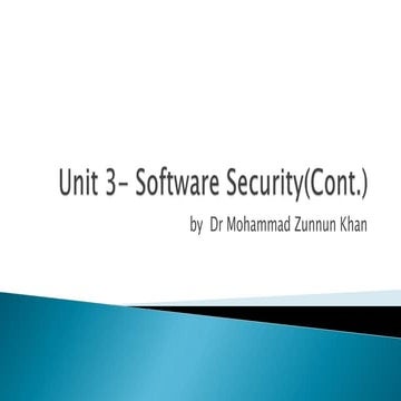 Software Security | PPT