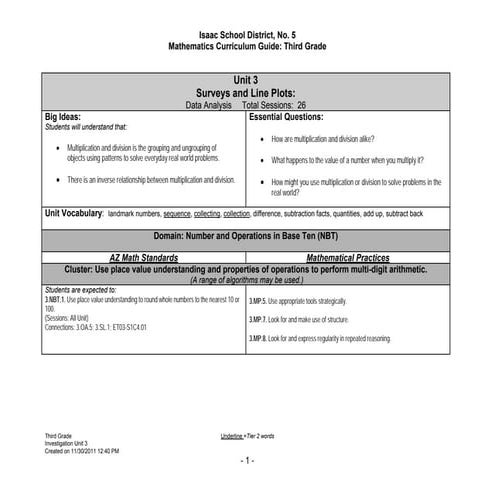 Unit 3 3rd grade cs 2012 2013 | PPT