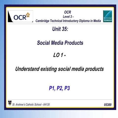 Unit 35 LO1 | PPT