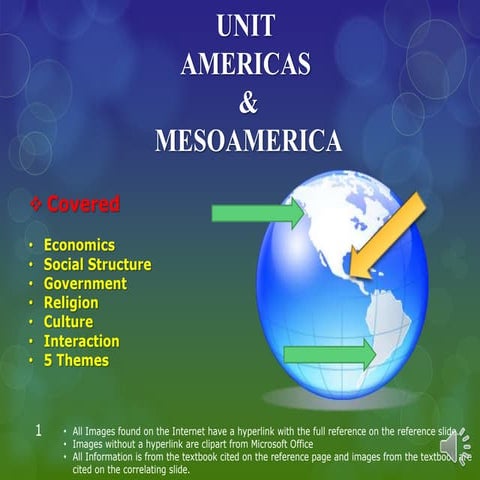 UNIT Americas & Mesoamerica-Ancient Civilizations | PPTX