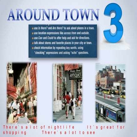 Unit 3 around town | PPTX
