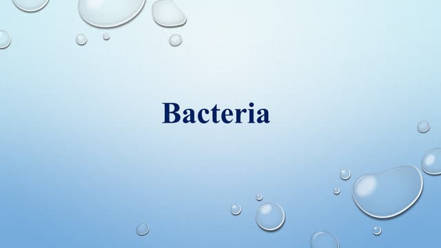 Classification of bacteria | PPTX | Biological Sciences | Science