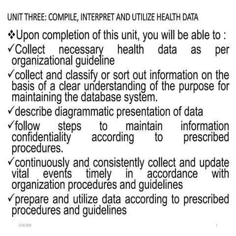 UNIT 3 Basic Health Statistics and survey.pptx