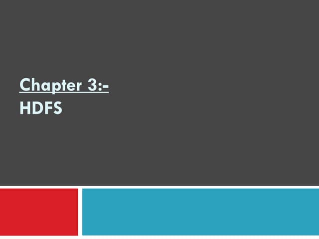 Hadoop Distributed File System Hdfs Hdfs Concept Ppt
