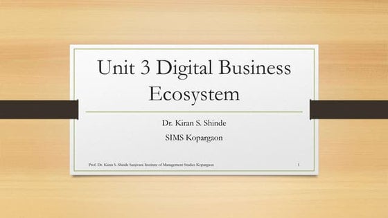 Ecommerce - System Components and Functions | PPTX