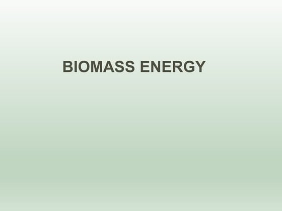 Process for biomass conversion | PPT