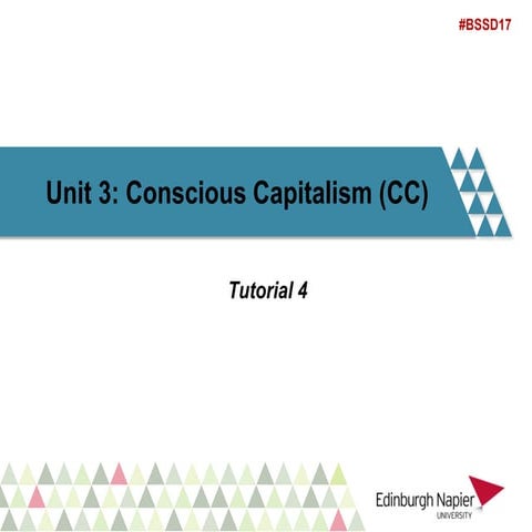 Tutorial on Conscious Capitalism | PPTX