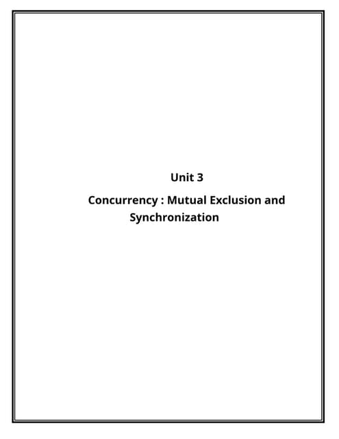 Process synchronization | PPTX