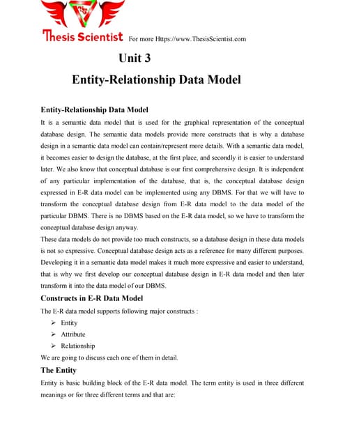 Entity-Relationship Data Model IN dbms | PPT Entity-Relationship Data Model IN dbms | PPT