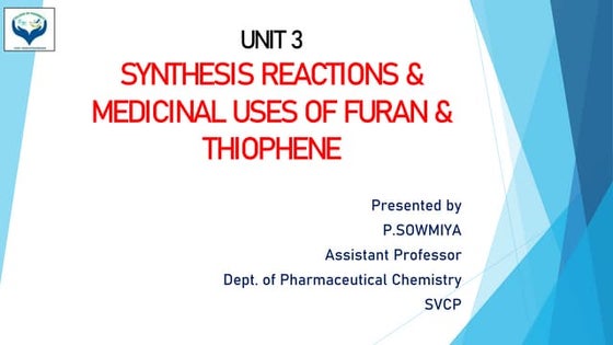 Heterocyclic compounds - Furan - Synthesis of furan - Characteristic ...