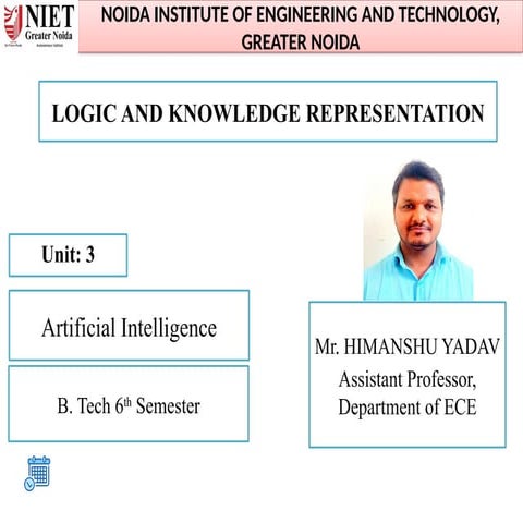 Unit3_artificial intelligence, 3rd students aktu | PPTX