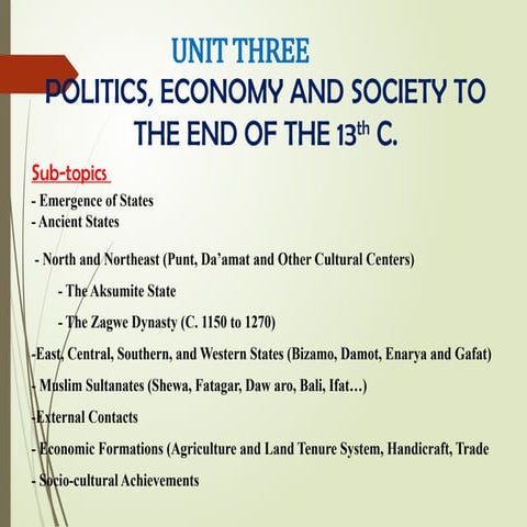 History chapter Three for freshman students | PPT