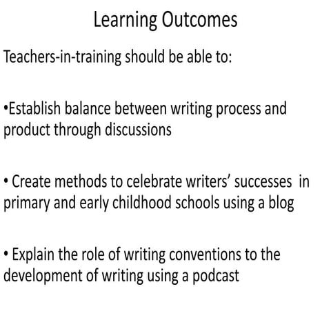 Unit 4 intro to writing | PPTX