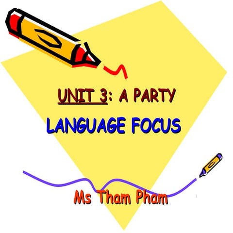 Unit 3 grade 11- language focus | PPT