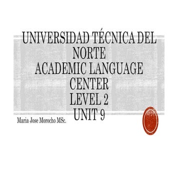 Unit 3 level 2 | PPT