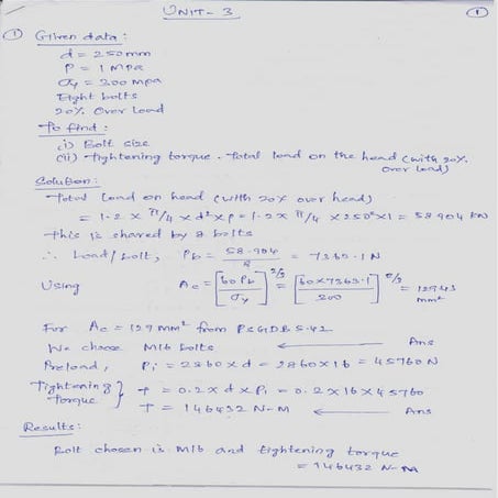 Unit_3_Machine Design.pdf useful for students | PDF