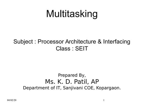 Multitasking.pdf good presentation education 8970 | PPT
