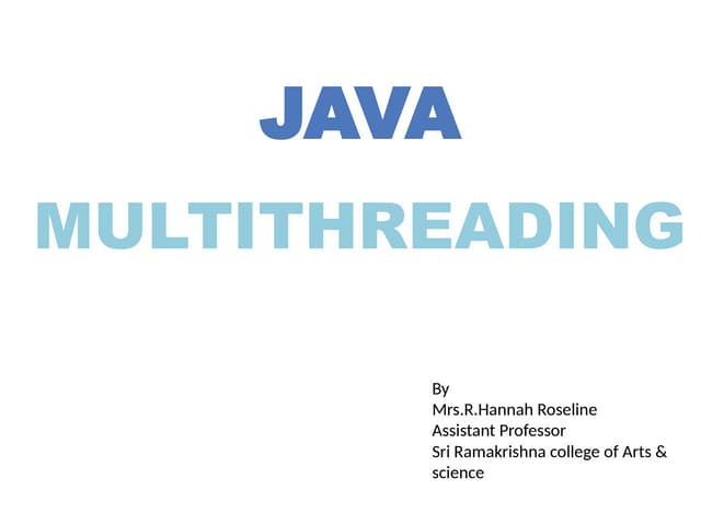 unit3 Exception Handling multithreadingppt.pptx unit3 Exception Handling multithreadingppt.pptx