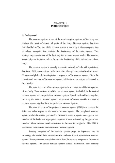 Detailed Lesson Plan: The Nervous System | PDF