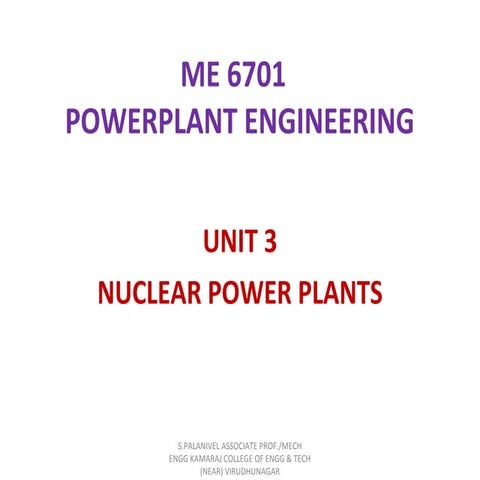 Unit 3 nuclear power plants | PPT