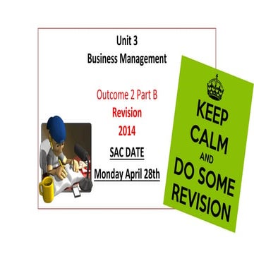 Unit 3 outcome 2b revision pp | PPT