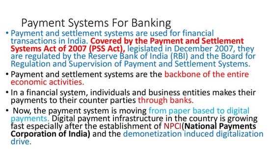 Payment Systems pptx important for exam1 | PPT