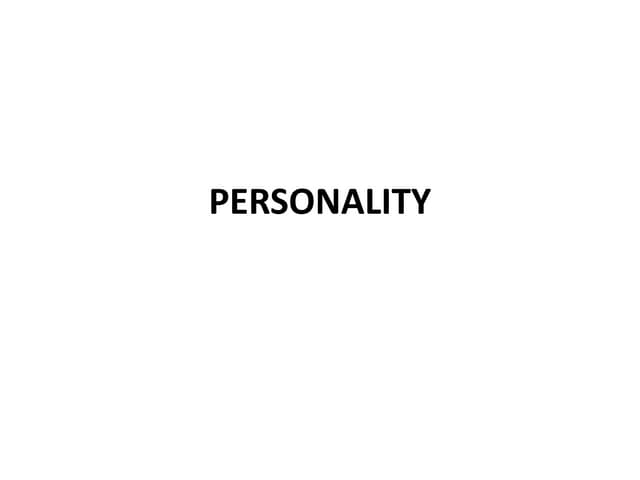 Big 5 personality model | PPTX | Mental Health | Diseases and Conditions