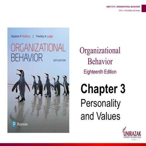 Organisational Behaviour Unit 3 Personality Pdf