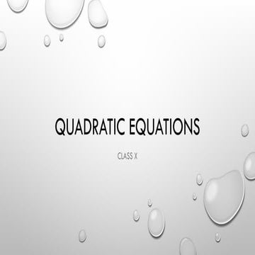 Unit 3 Quadratic Equations PowerPoint.pptx