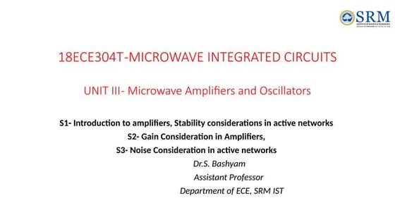 Matching Network Design for microwave integrated circuits.pptx