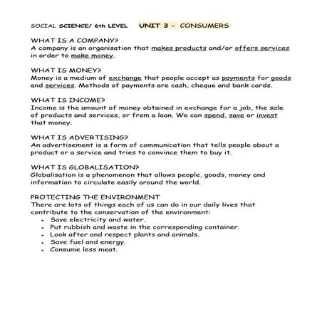 Unit 3 social science 6th level | PDF