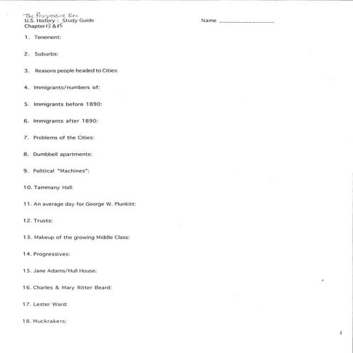 Unit 3 study guidejh | PDF