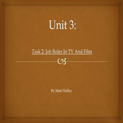 Unit 3 task 2 | PPT